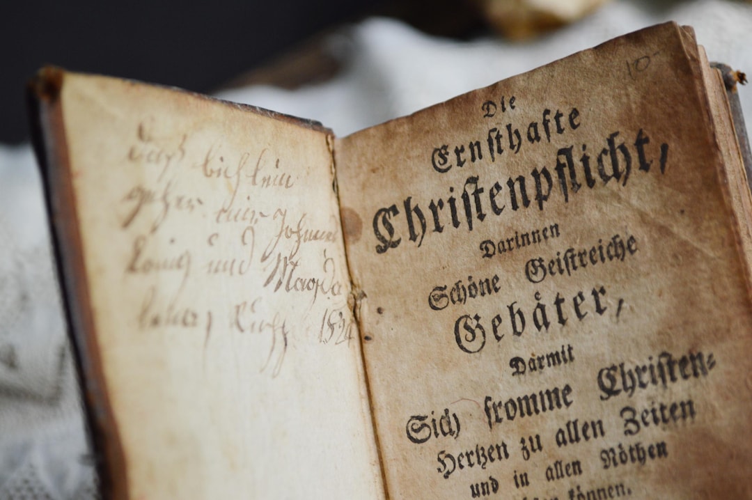 Antique 1816 German Prayer Book the Serious Christian Duty / Brown ...