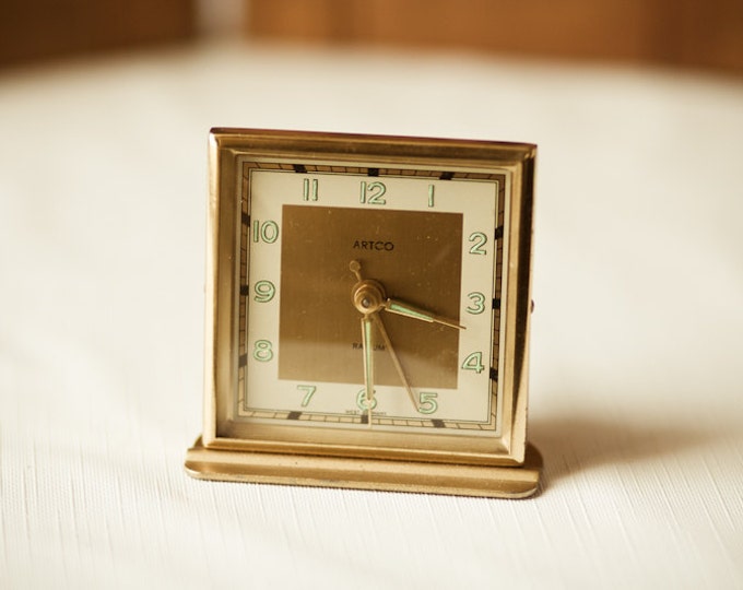 Artco 1950's Retro Radium West Germany Alarm Clock - Etsy