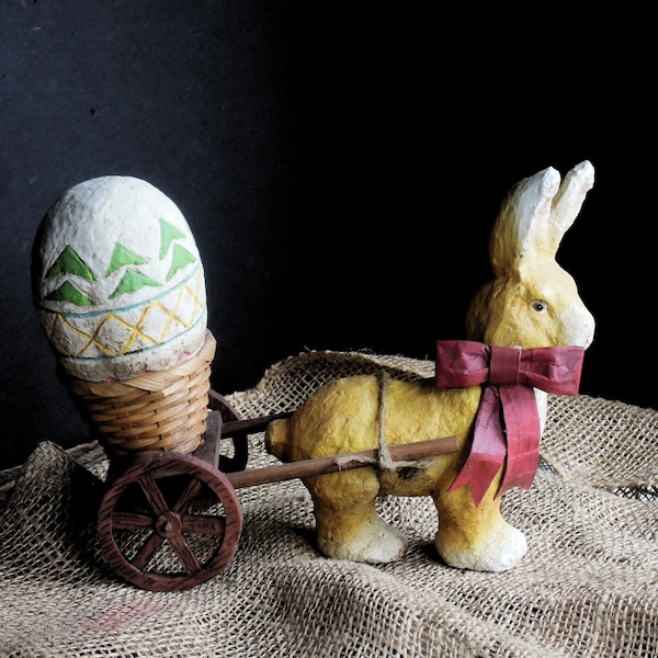 Antique Vintage Paper Mache Easter - Etsy