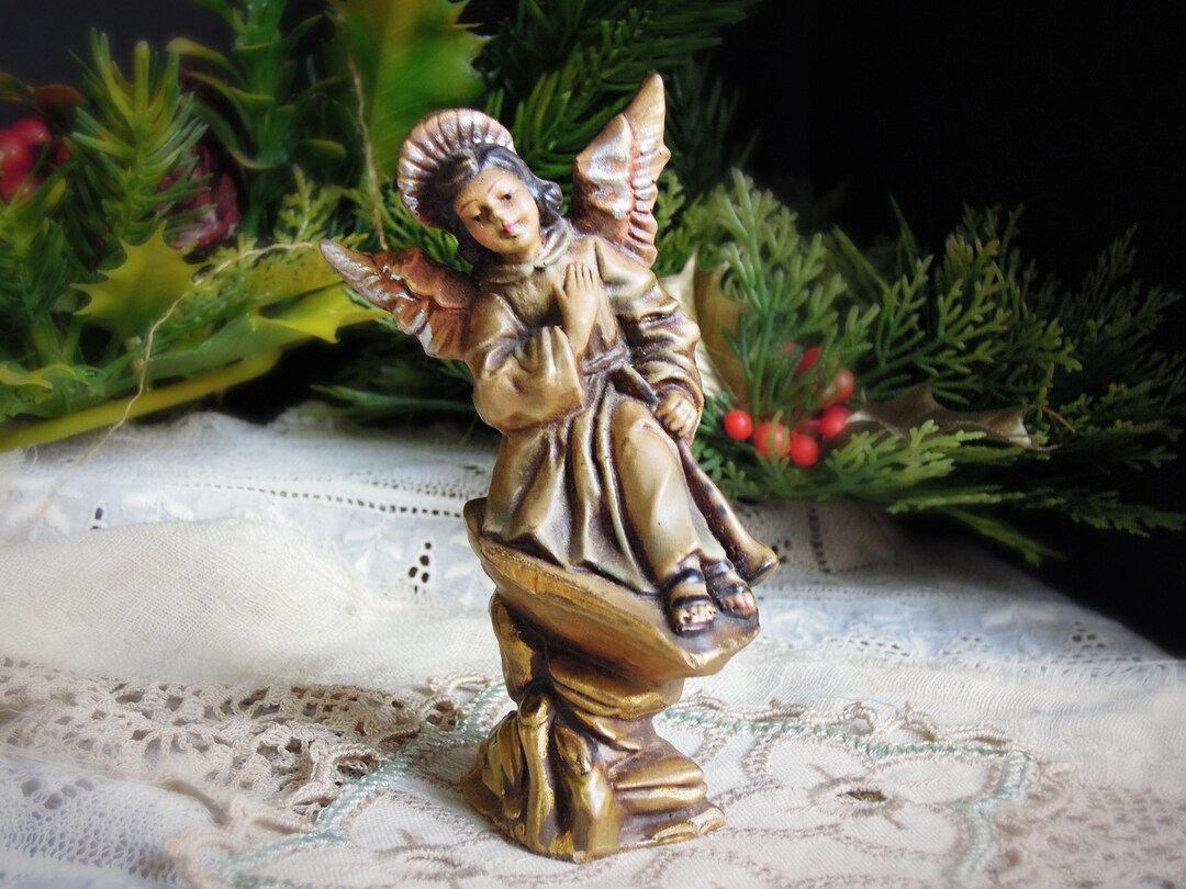Vintage Italian Angel Figurine / Nativity Angel Made in Italy - Etsy