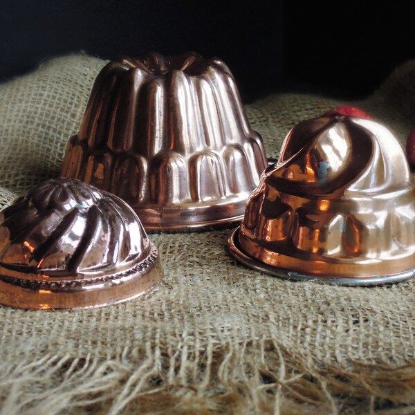 Antique Copper Molds - Etsy
