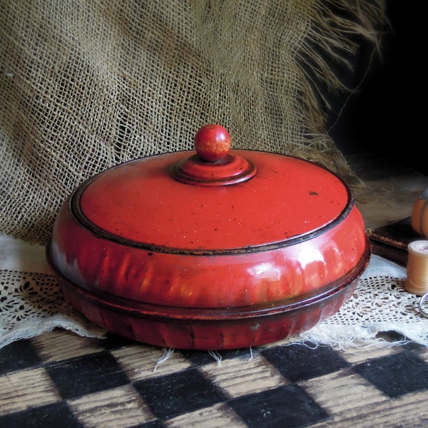 Tin Sewing Box - Etsy