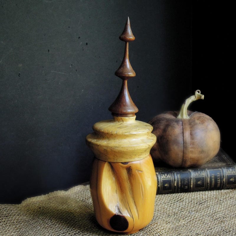 Wood Turned Box - Etsy