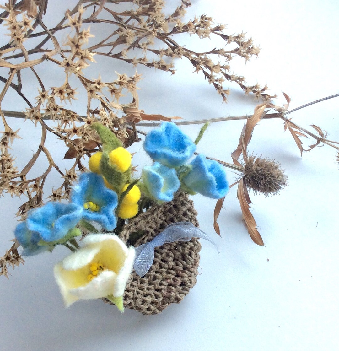 Handmade Brooch Brocch Brooch of Flowers Floral Accessories Flowers ...