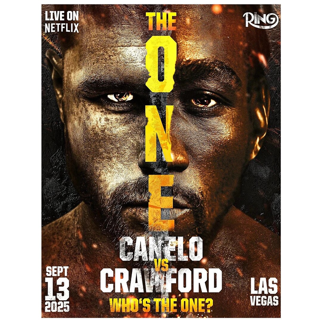 2025 Boxing Poster – Canelo Alvarez Vs Terrance Crawford - Etsy