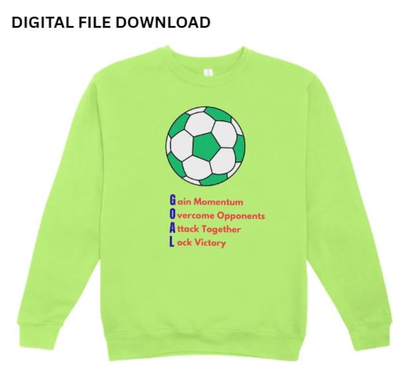 Buy Football GOAL Acrostic PNG Digital Download (6875x6875 Px) Online ...