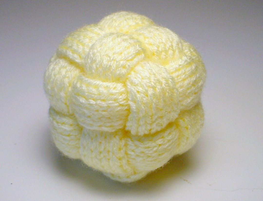 Baby Ball Toy, Hand Knit Braided Stress Ball, Soft Baby Rattle - Etsy