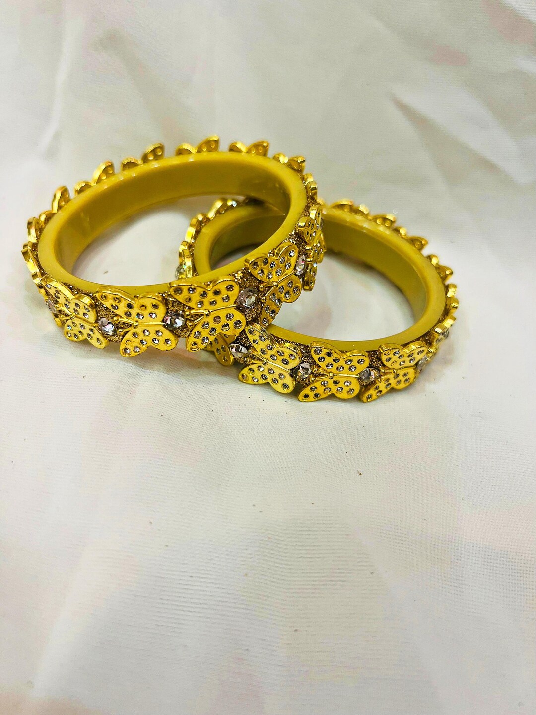 Sparkling Butterfly Bangles for Girls & Women – Stylish Traditional ...