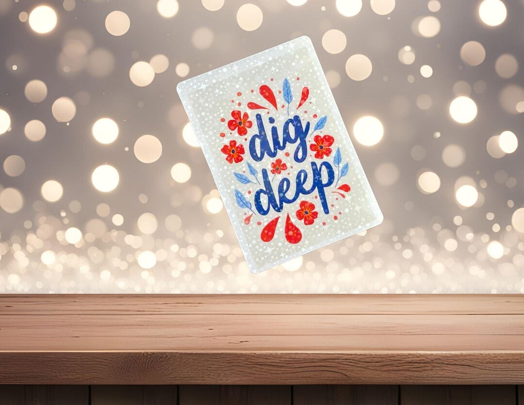 Dig Deep Christian Vinyl Sticker – Scripture Faith Decal - Etsy