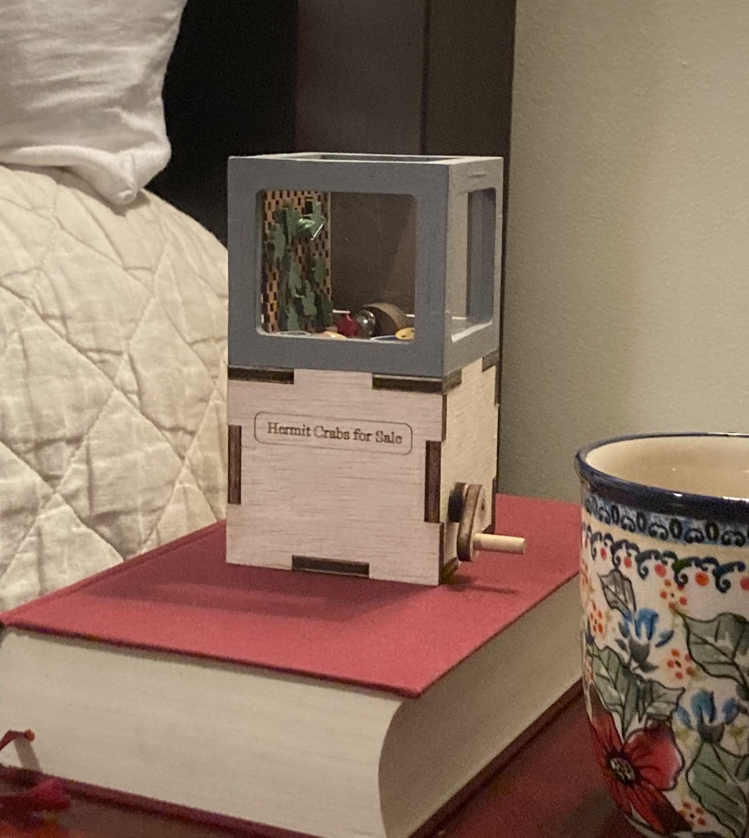 Handcrafted Hermit Crab Automaton: Kinetic Art Habitat - Etsy