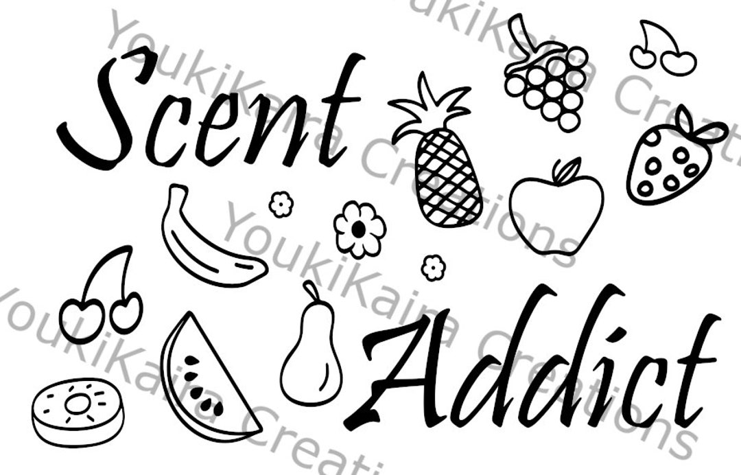 Scent Addict SVG Digital File - Etsy