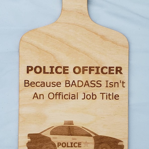 Police Officer Cutting Board - Etsy
