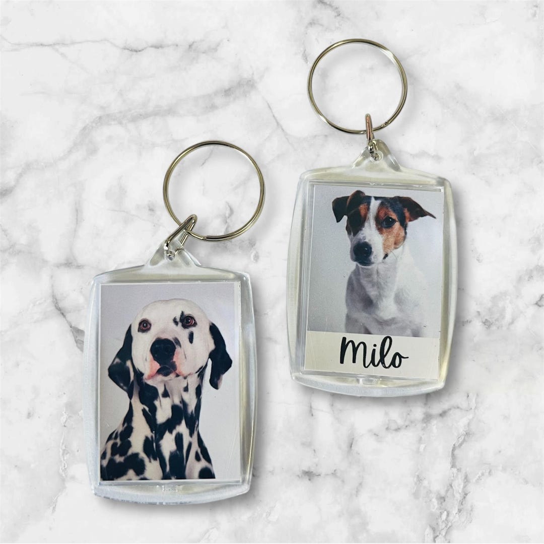 Custom Photo Acrylic Keychains - Etsy