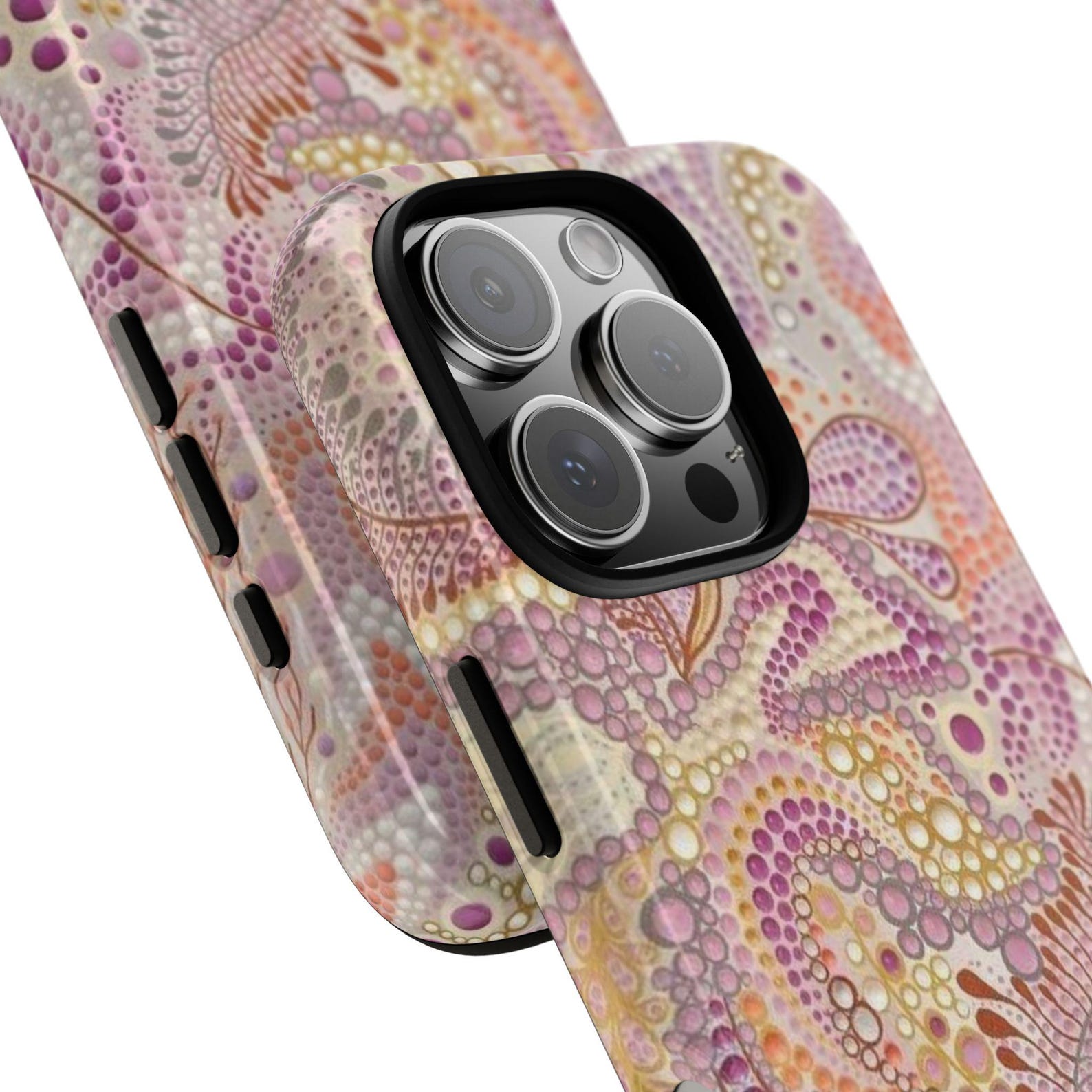 Artistic Phone Case, Nature-inspired Protection, Colorful Floral Design ...