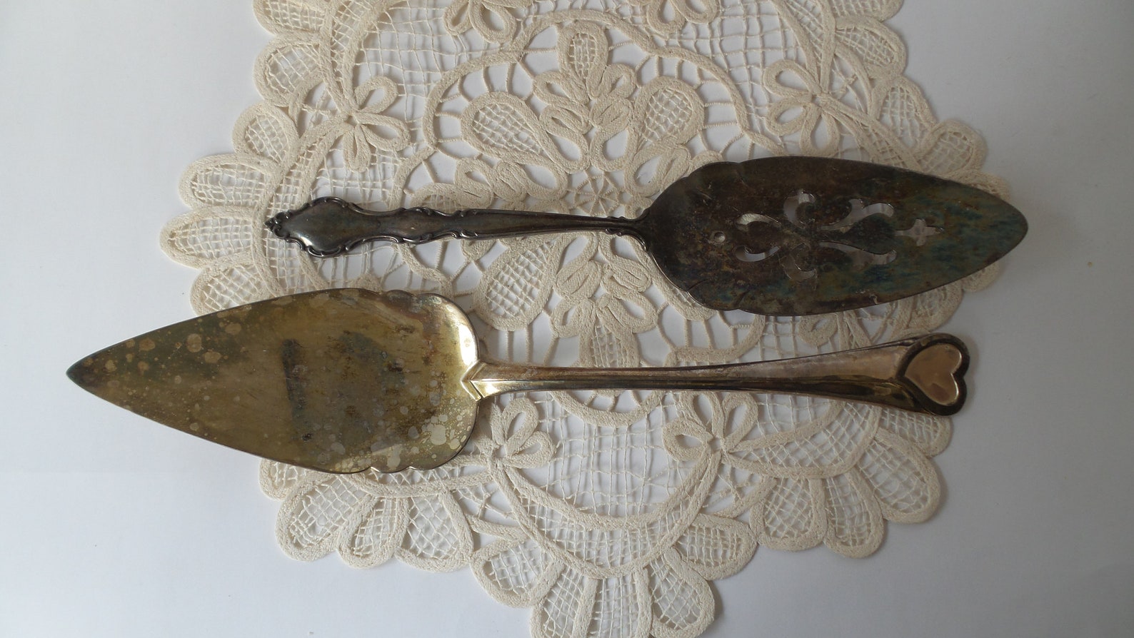 Vintage PIE SERVER Vintage CAKE Server Set of 2 Vintage | Etsy