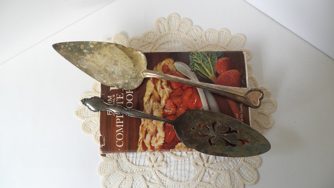 Vintage PIE SERVER Vintage CAKE Server Set of 2 Vintage - Etsy