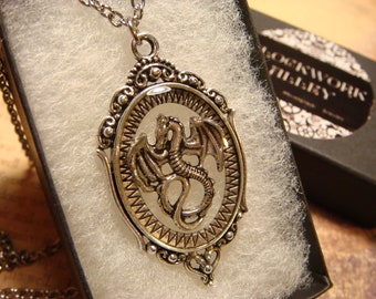 Medieval Dragon Pendant - Etsy