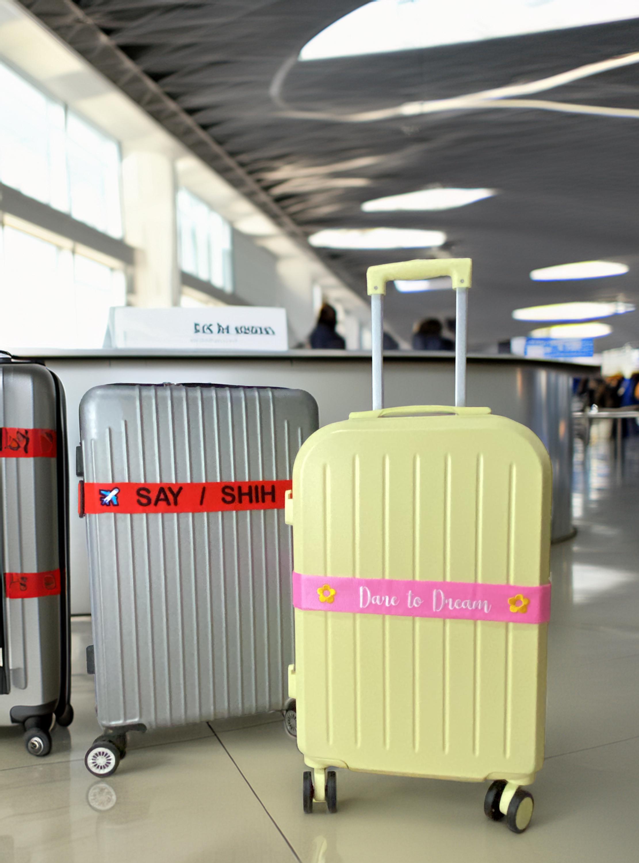 Custom Embroidered Luggage Strap 180cm X 5cm – Personalize With Your ...