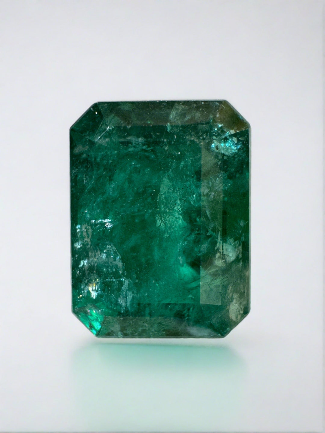 12.45 Carat 15.6x12 Deep Green Natural Loose Zambian Emerald- Emerald ...