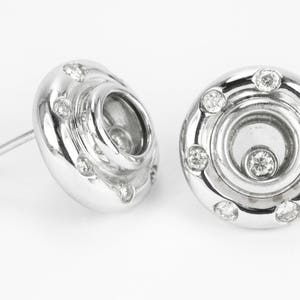 0.36pts Diamond Movement Earrings, Diamond See Through Earrings, High ...