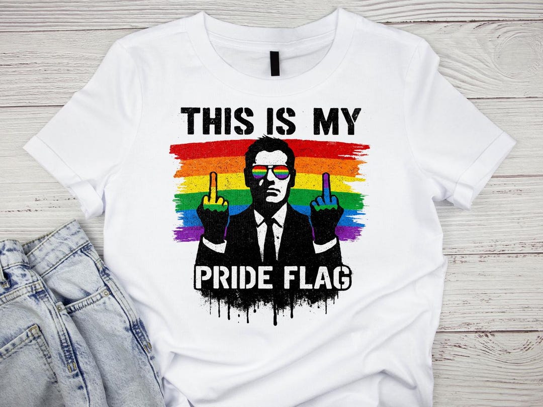 This is My Pride Flag PNG | Rainbow Middle Finger LGBTQ Digital ...