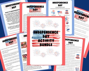 4th of July Worksheets, Independence Day Activities, Patriotic Kid's ...