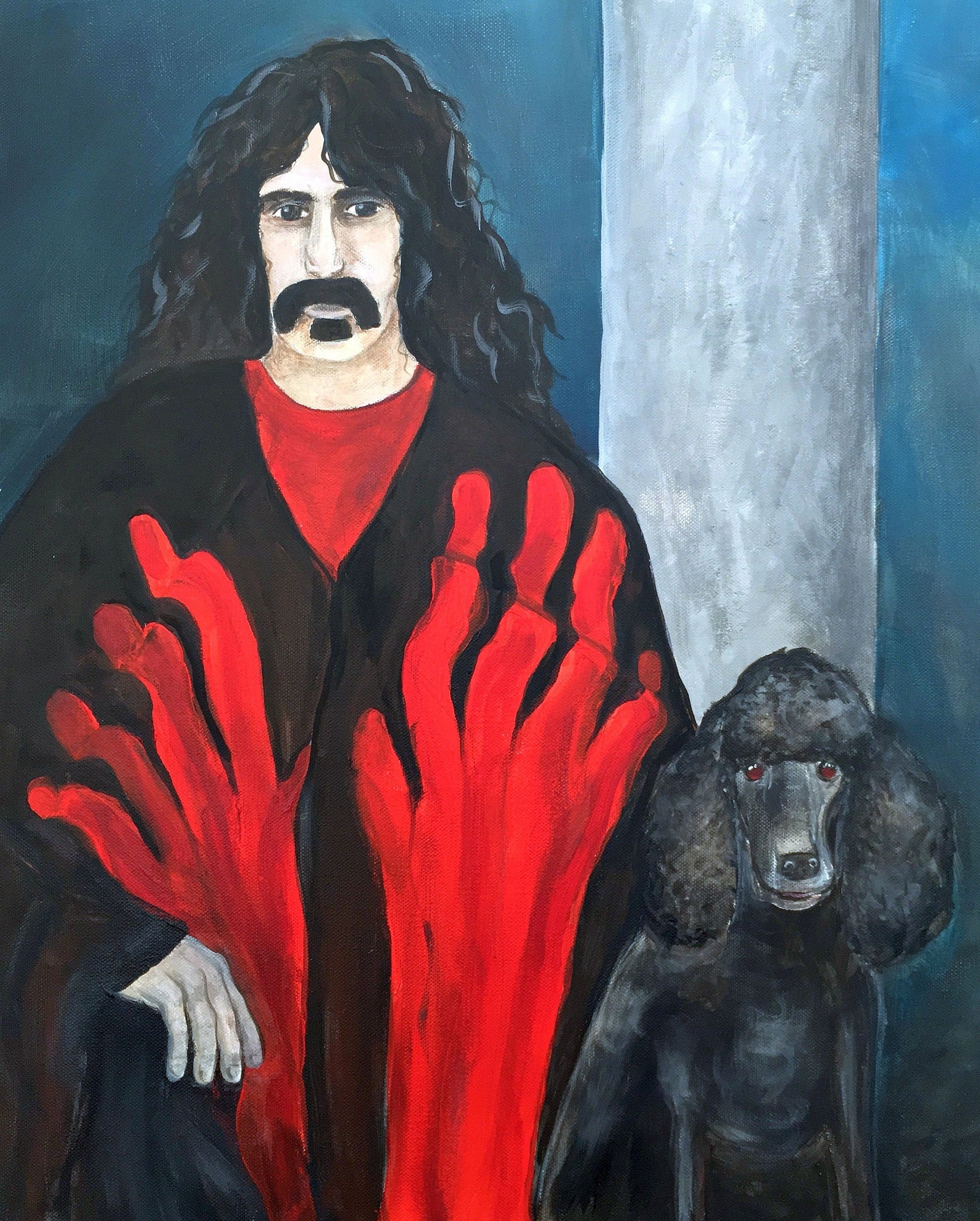 Zappa and Poodle as the Master and Dog - Etsy