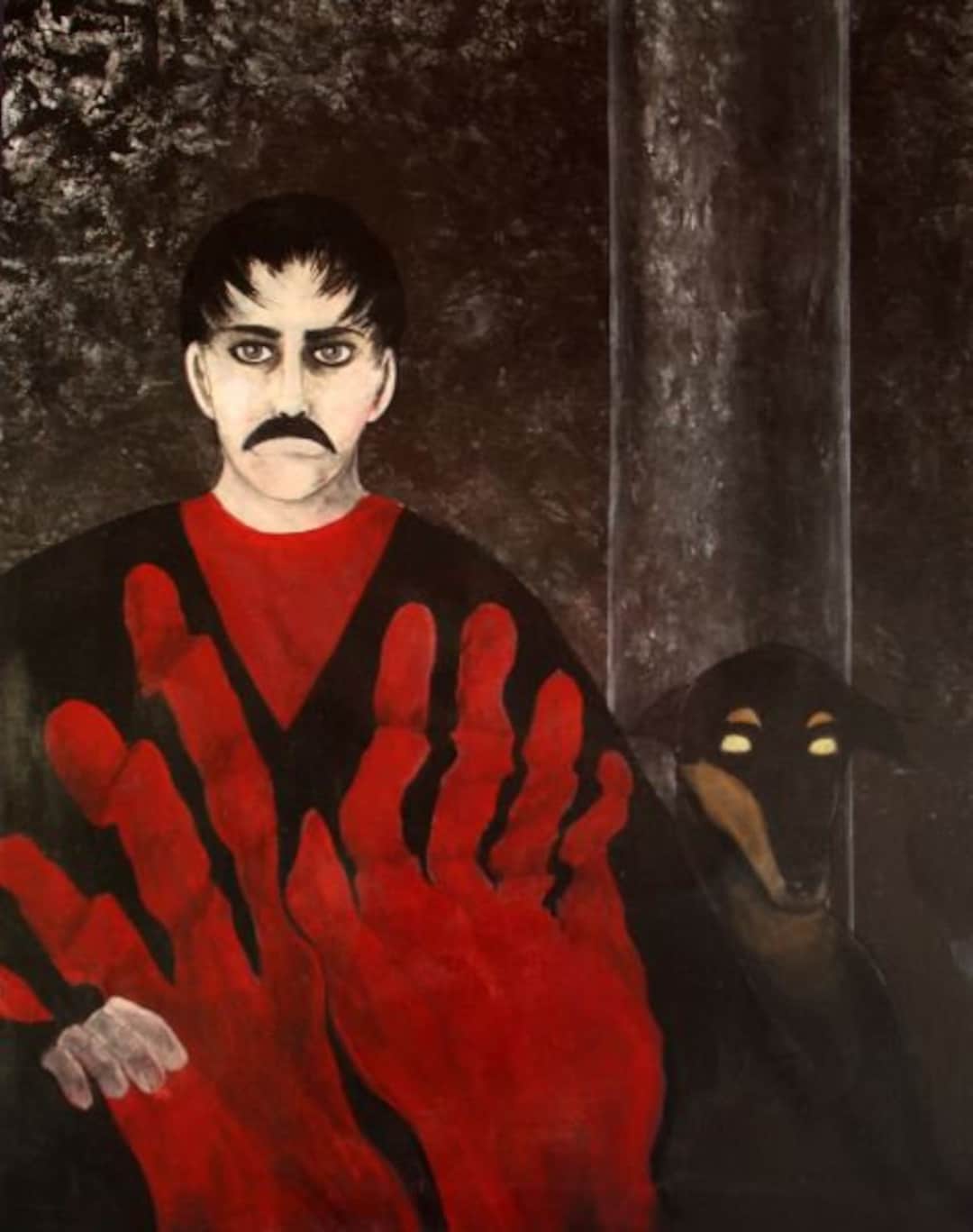 The Master and Dog Painting 11 X 14" - Etsy