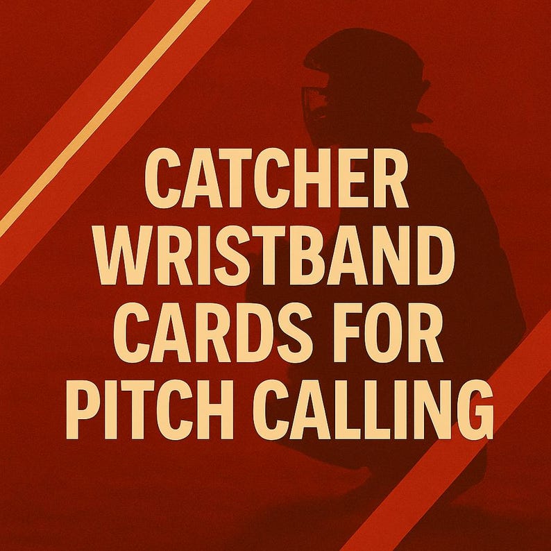 Catcher Wristband Pitch Calling System – Printable PDF for Baseball ...