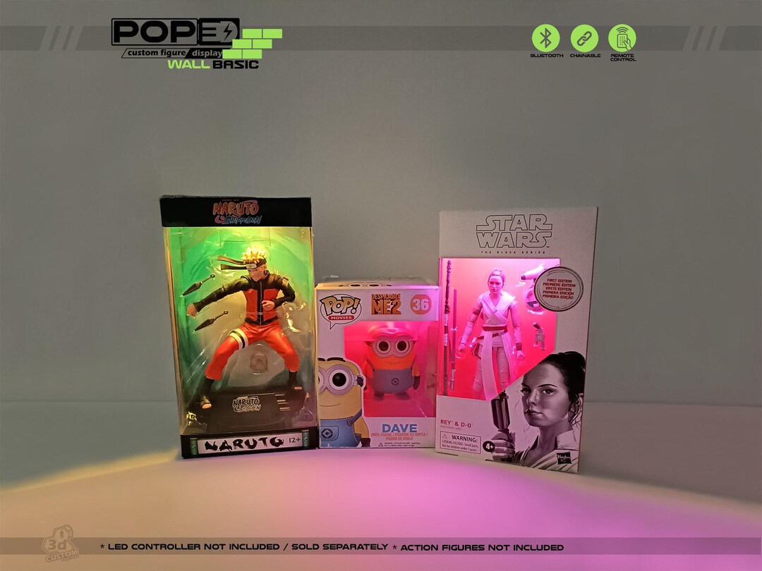 Action Figures in Box LED Light Bar Funko Pop LED Light Action Figure ...