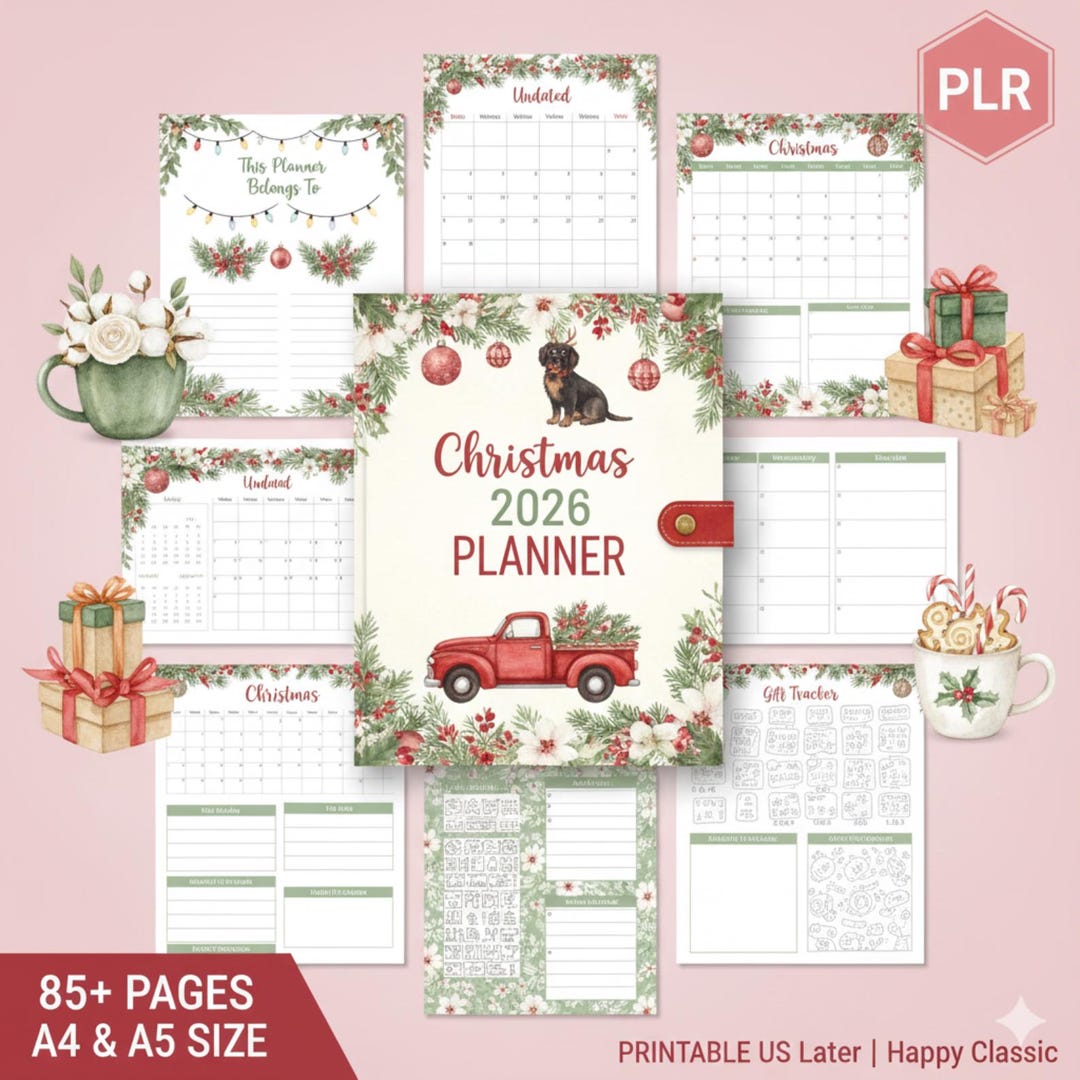2026 Christmas Planner Printable, Family Gift List (A4/A5) - Etsy
