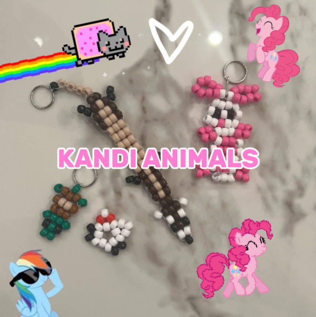 Kandi Animals (of Your Choice) - Etsy