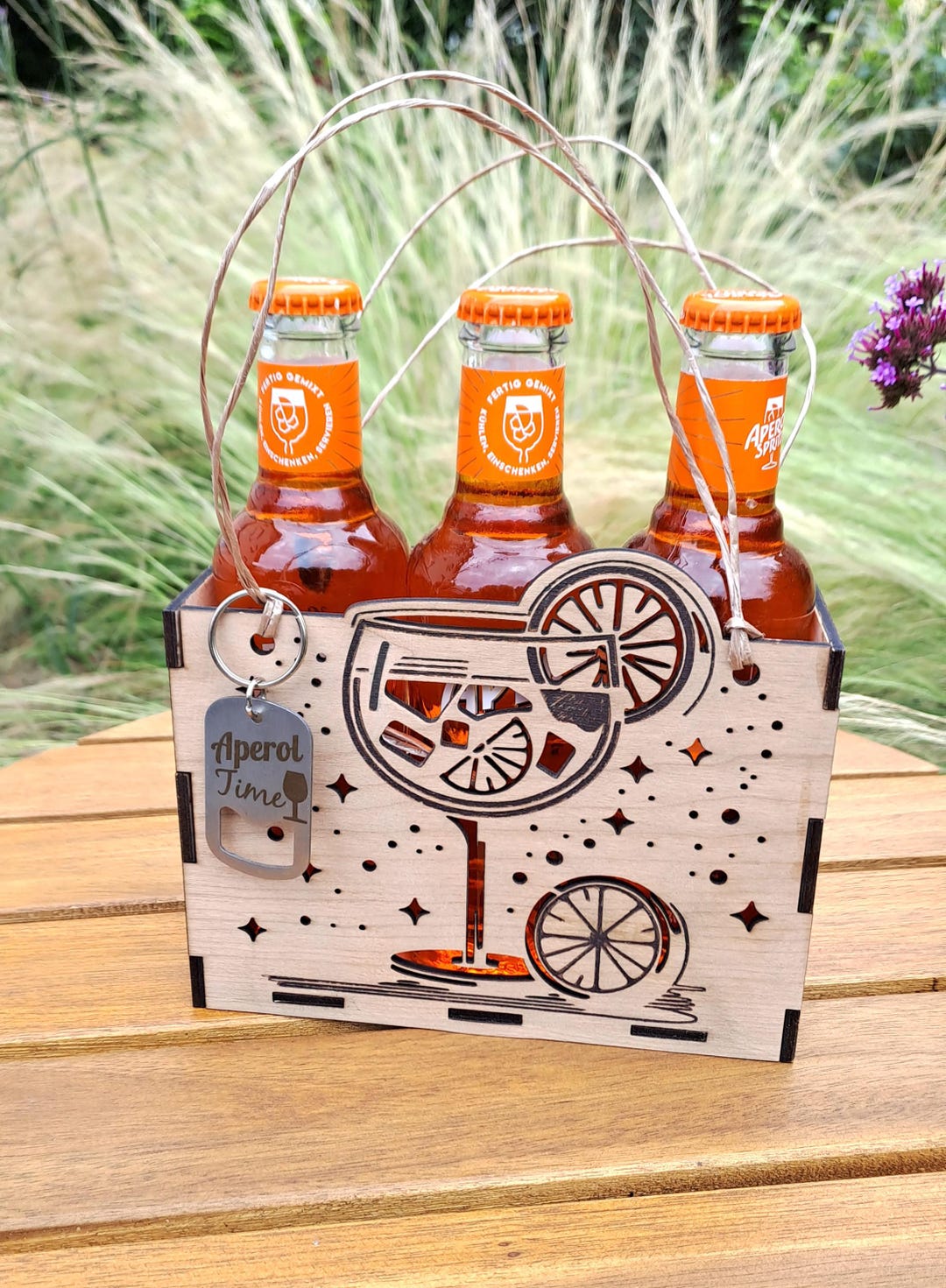 LASER FILE: APEROL Carrier Bag SVG, Drink Carrier, Gift, Birthday ...
