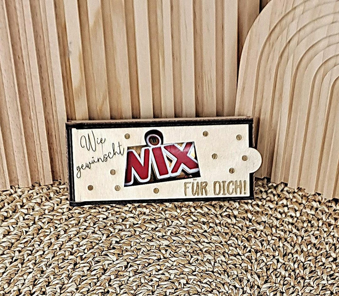LASER FILE: Twix Box "as Requested, Nothing", SVG, Birthday Gift, Candy ...
