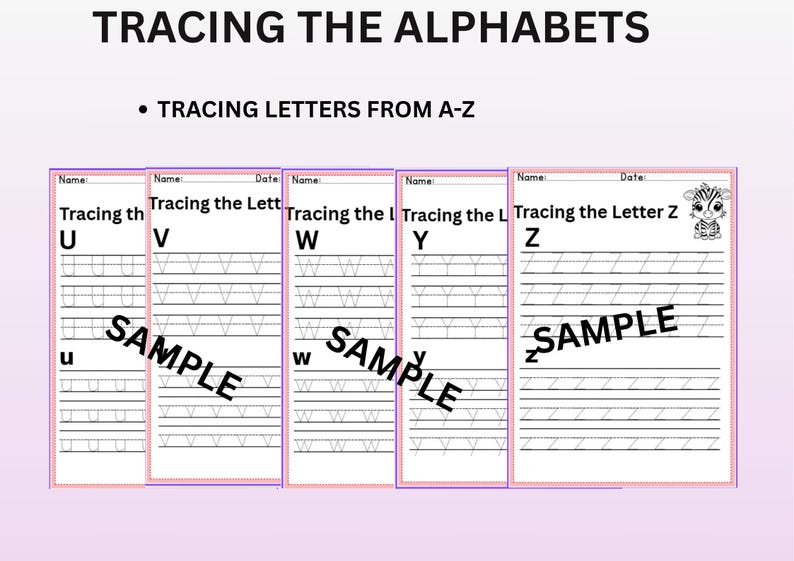 Tracing Alphabets, Tracing Numbers, Word Search, Homeschool - Teacher ...
