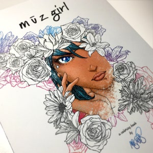 Muz Girl: a Coloring Book by Mark Munoz - Etsy