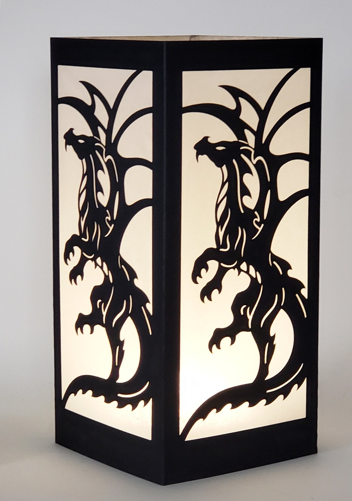 Dragon Centerpiece Luminary Table Lamp Night Light 137 - Etsy