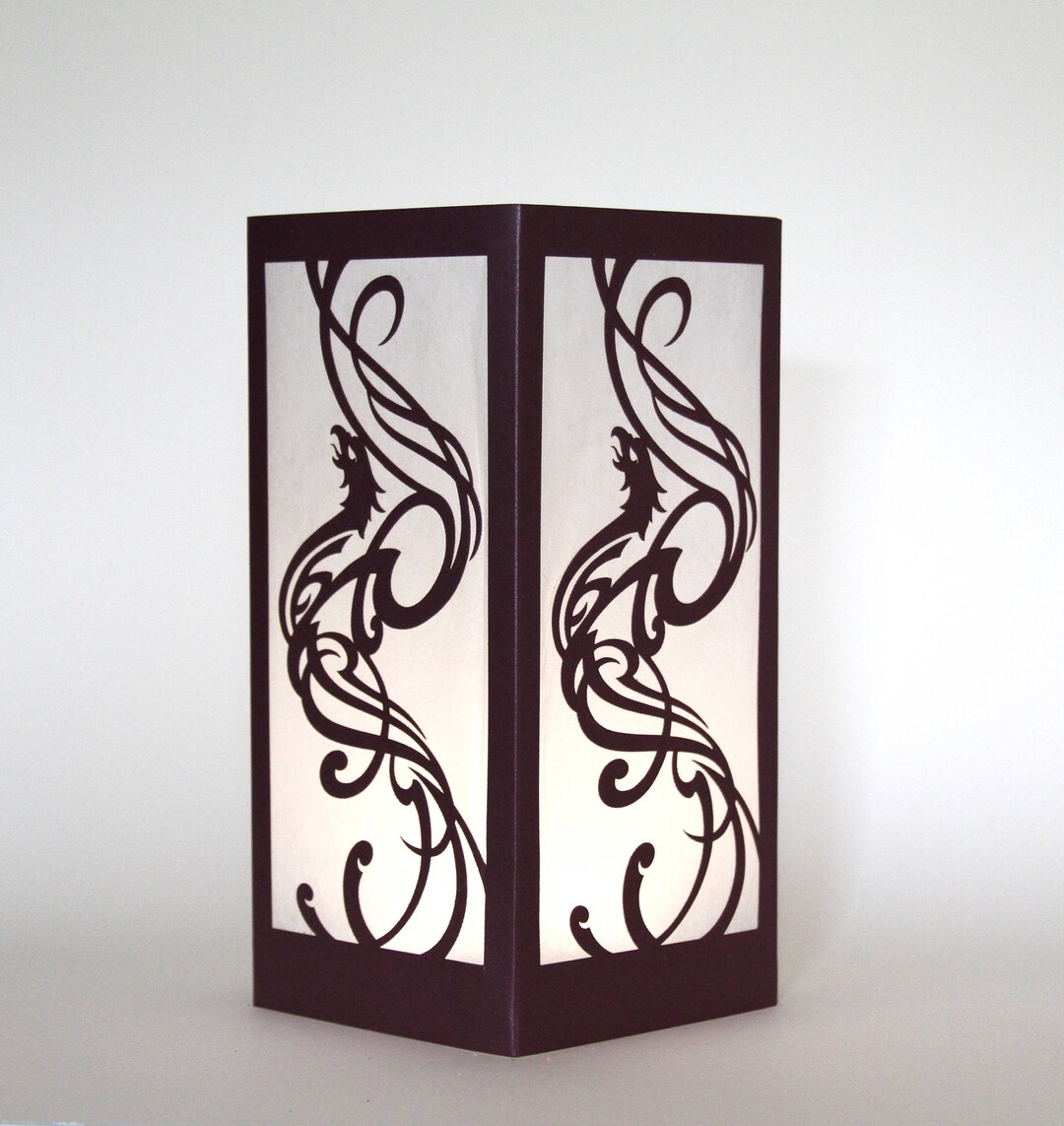 Phoenix Rising Centerpiece Luminary Table Lamp Night Light - Etsy