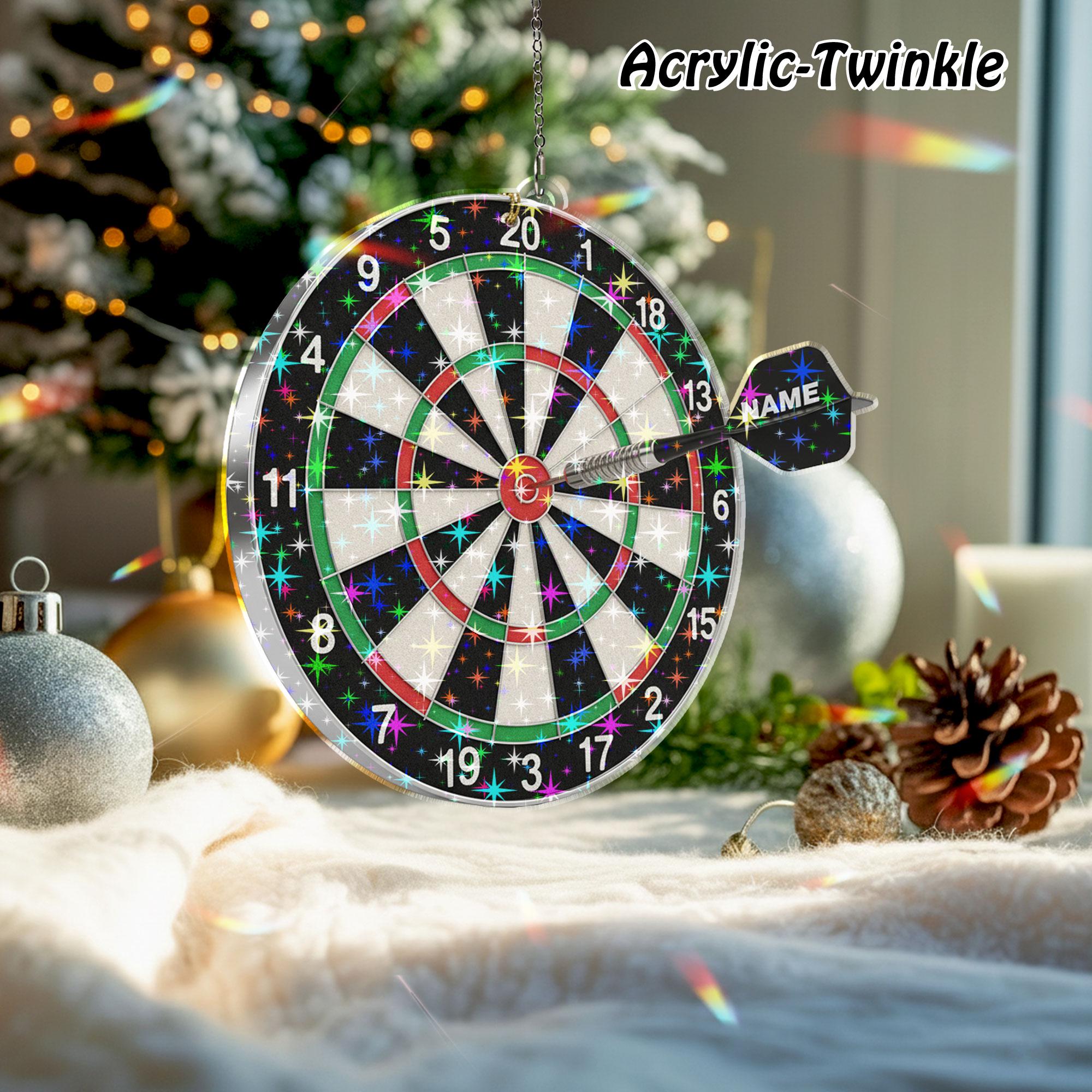 Personalized Dartboard Christmas Ornament, Custom Dart Player Gift ...