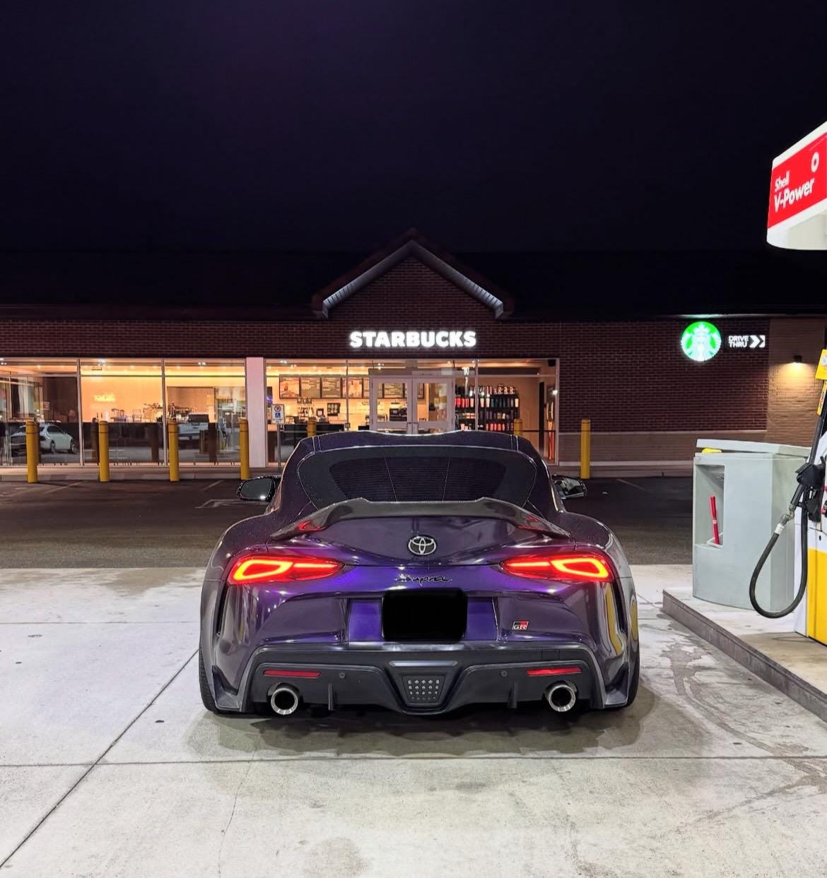 A90 MK5 Toyota Supra Carbon Fiber Set ( M Style Mirror Caps and V Style ...