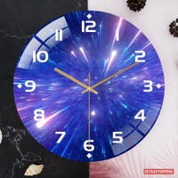 Led Wall Clock, Wall Clock Light Up, Wall Clock Unique With Numbers ...