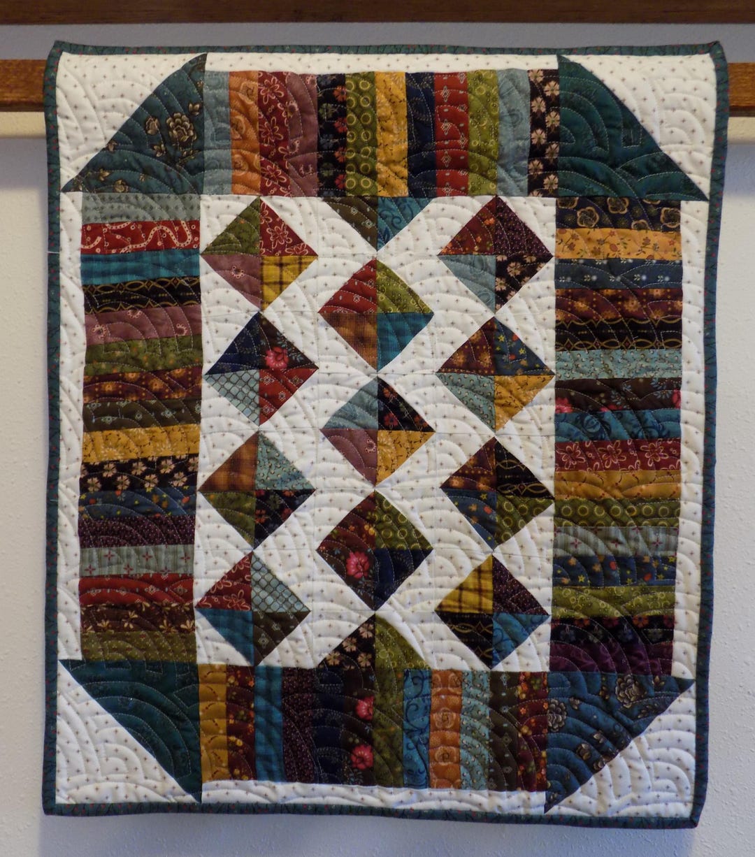 Safe Keeping Wall Quilt or Table Topper - Designed by Kim Diehl ...