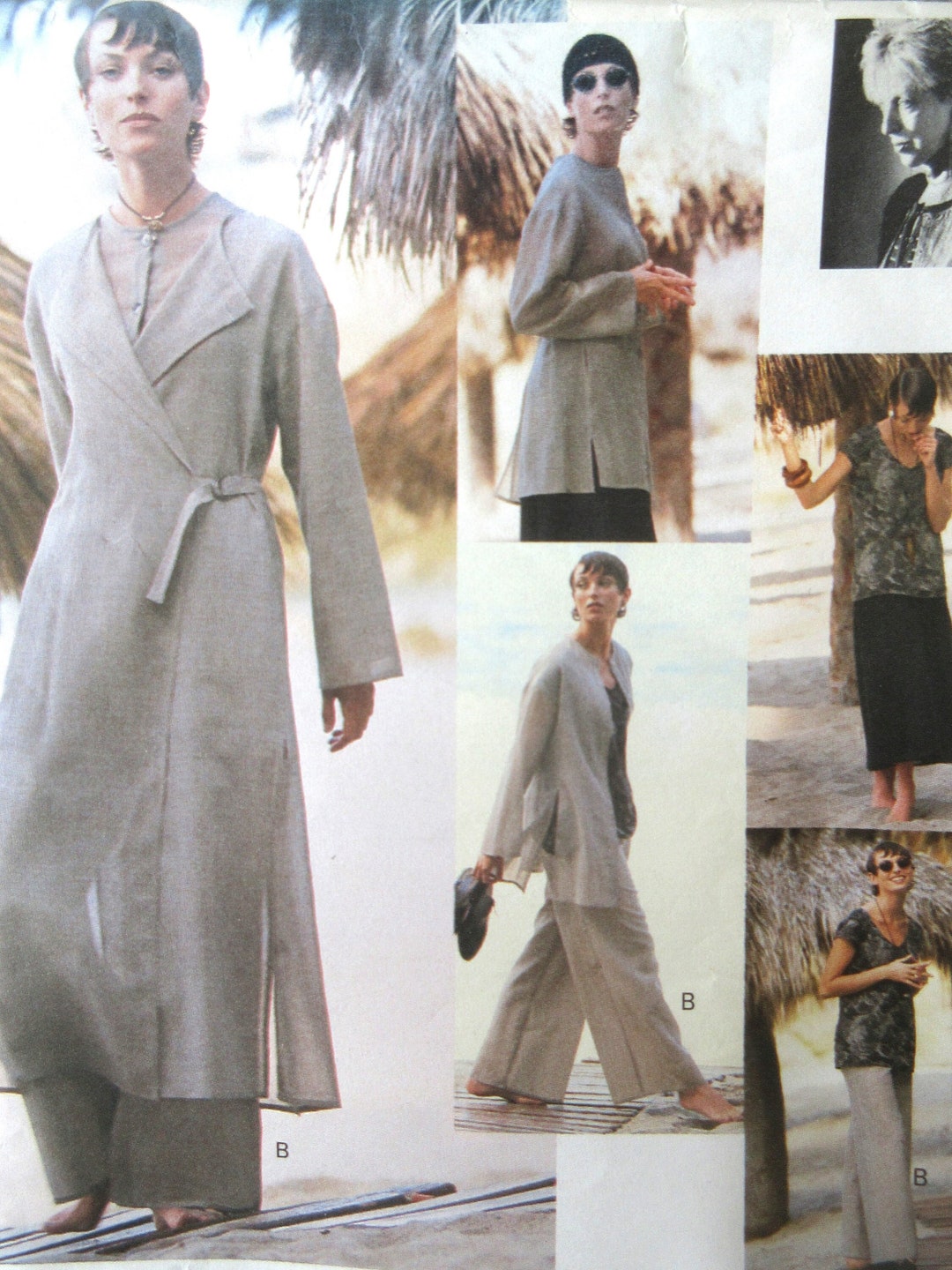 Vintage Vogue 1398 Sewing Pattern, Duster and Tunic, Pullover Top ...