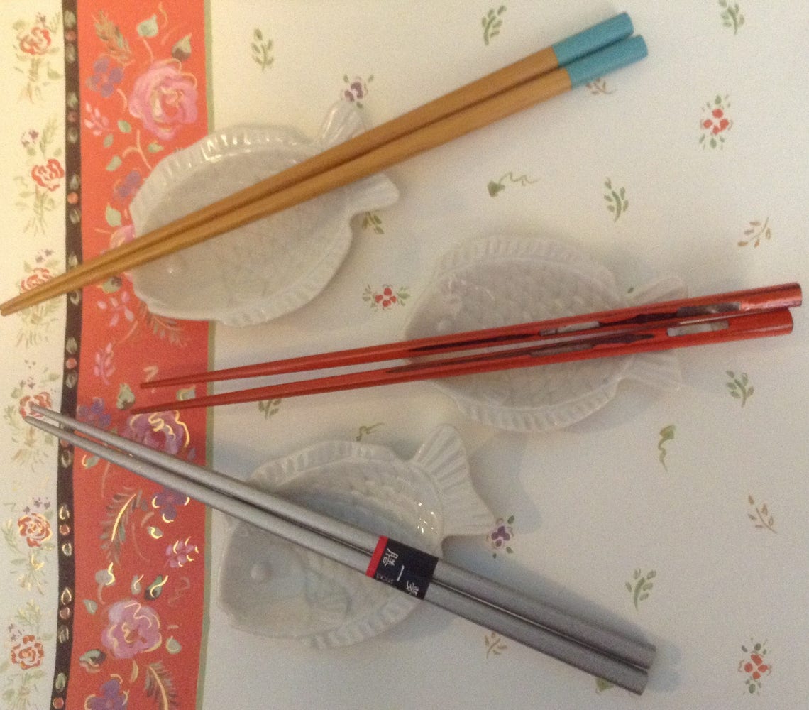 Wooden Chopsticks 3 Pairs Fish Shaped Chopstick Rests Fish - Etsy