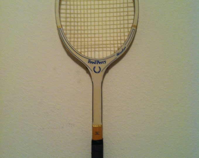 Reserved..vintage Fred Perry, Wooden Tennis Racquet, Windsor, Made in ...