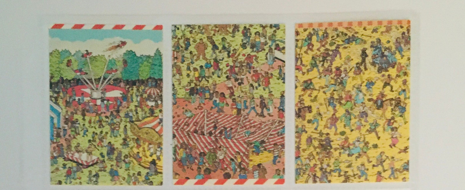 Where's Waldo, Trading Cards, First Edition, 1991, 7 Cards, by Mattel ...