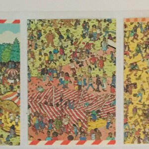Where's Waldo, Trading Cards, First Edition, 1991, 7 Cards, by Mattel ...