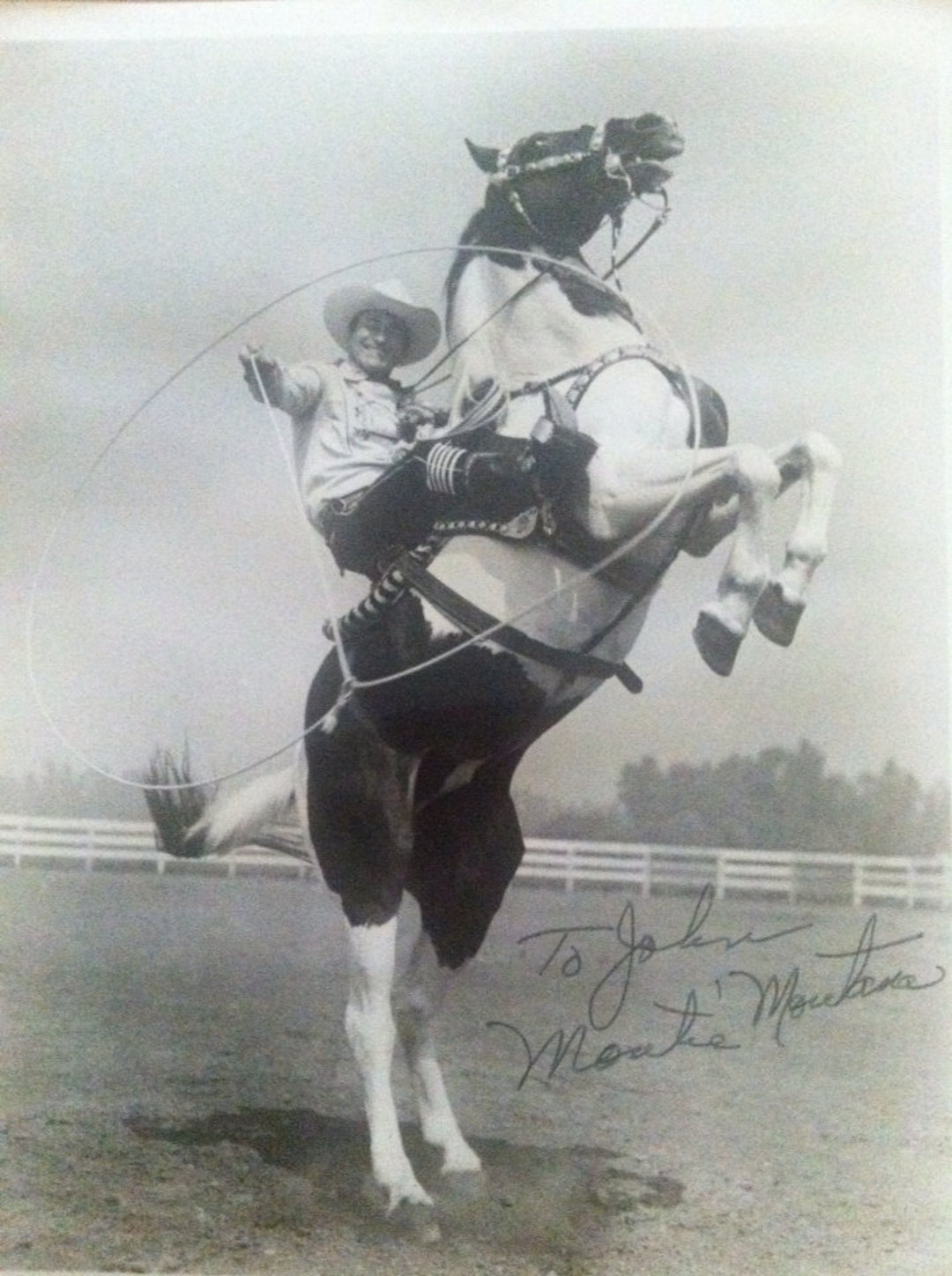 Montie Montana, Autographed Photo, 8x10, Treasury Item - Etsy