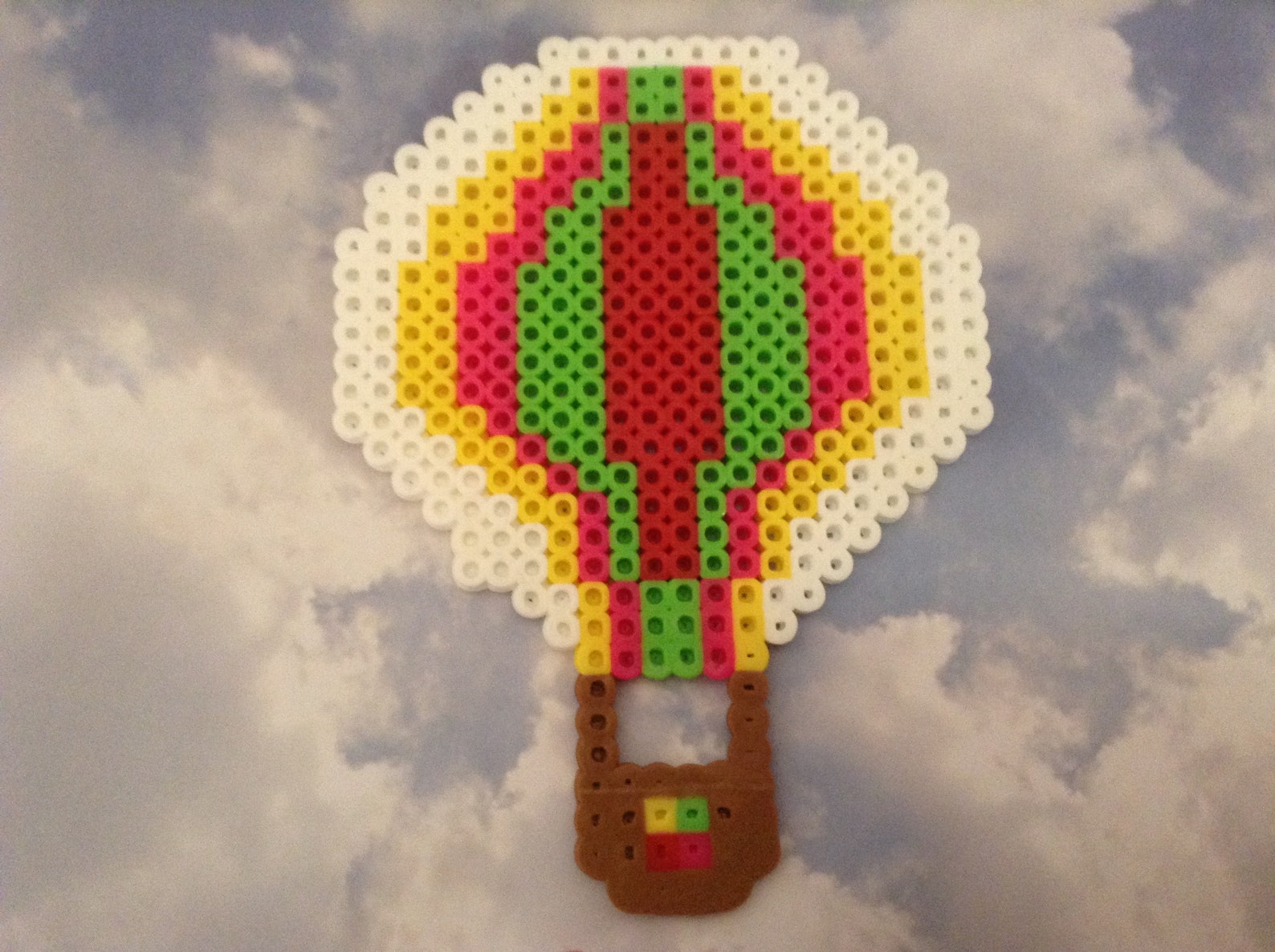Hot Air Balloon Perler Beads Melty Beads Balloon Fiesta - Etsy