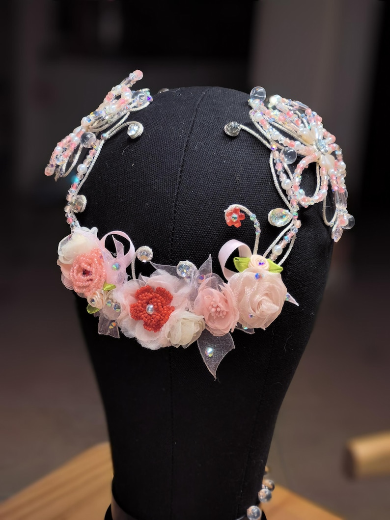 Pink Series Ballet Headpiece for Giselle, La Fille Mal Gardee, Coppélia ...